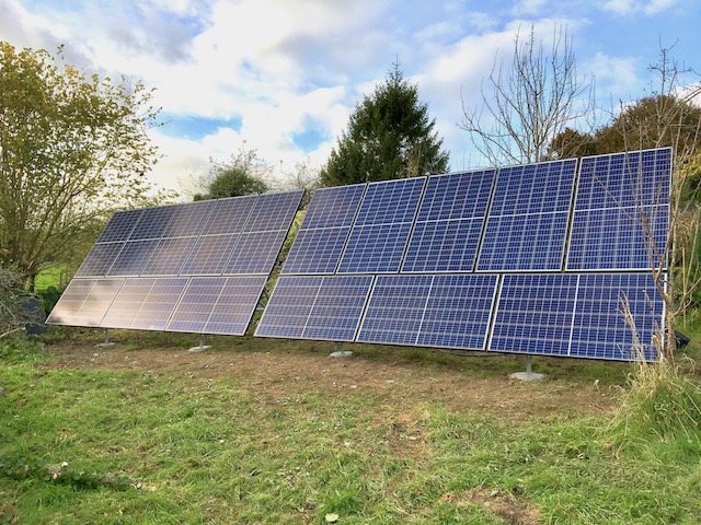 Cornish Rocker - an Adjustable Ground Mount by Solar Frames South West